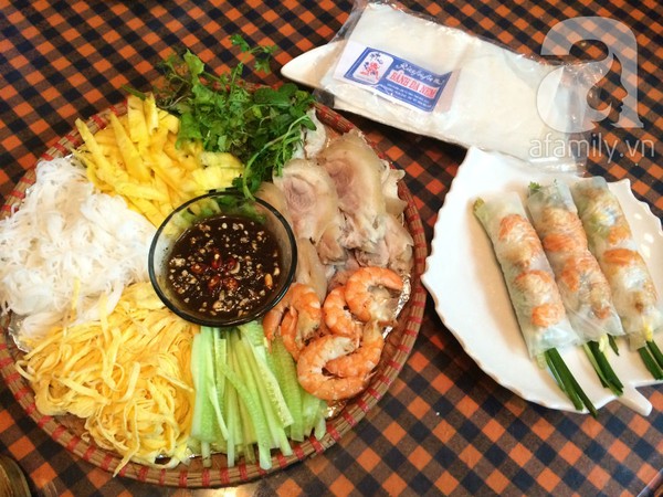 Nghỉ Lễ đãi Cả Nhà Món Gỏi Cuốn Tôm Thịt Vừa đẹp Vừa Ngon